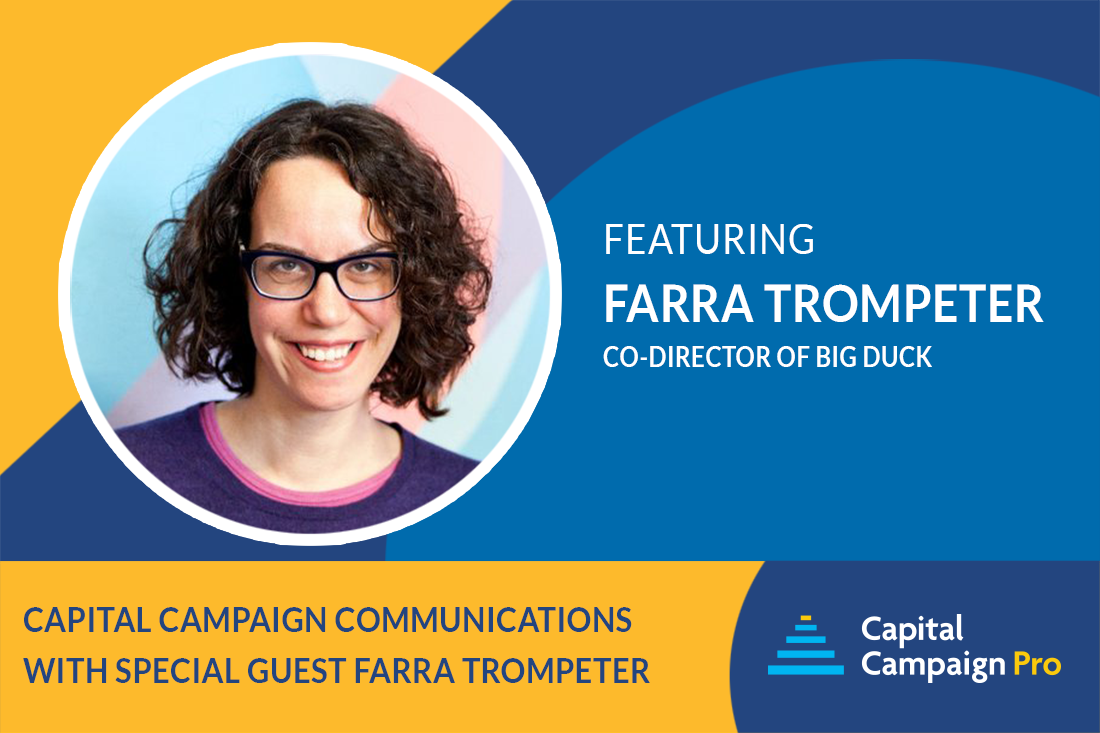 Capital Campaign Communications with Farra Trompeter